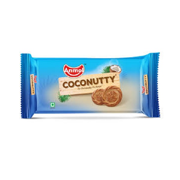 Anmol Coconutty Biscuits – 100g Pack Of 2 - All Home Product